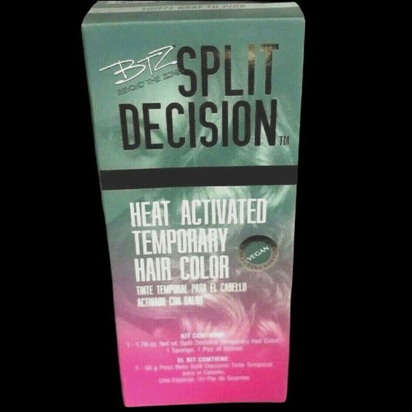 beyond the zone/ btz | Hair | Btzsplitdecision Hair Grey Pink Temporary ...
